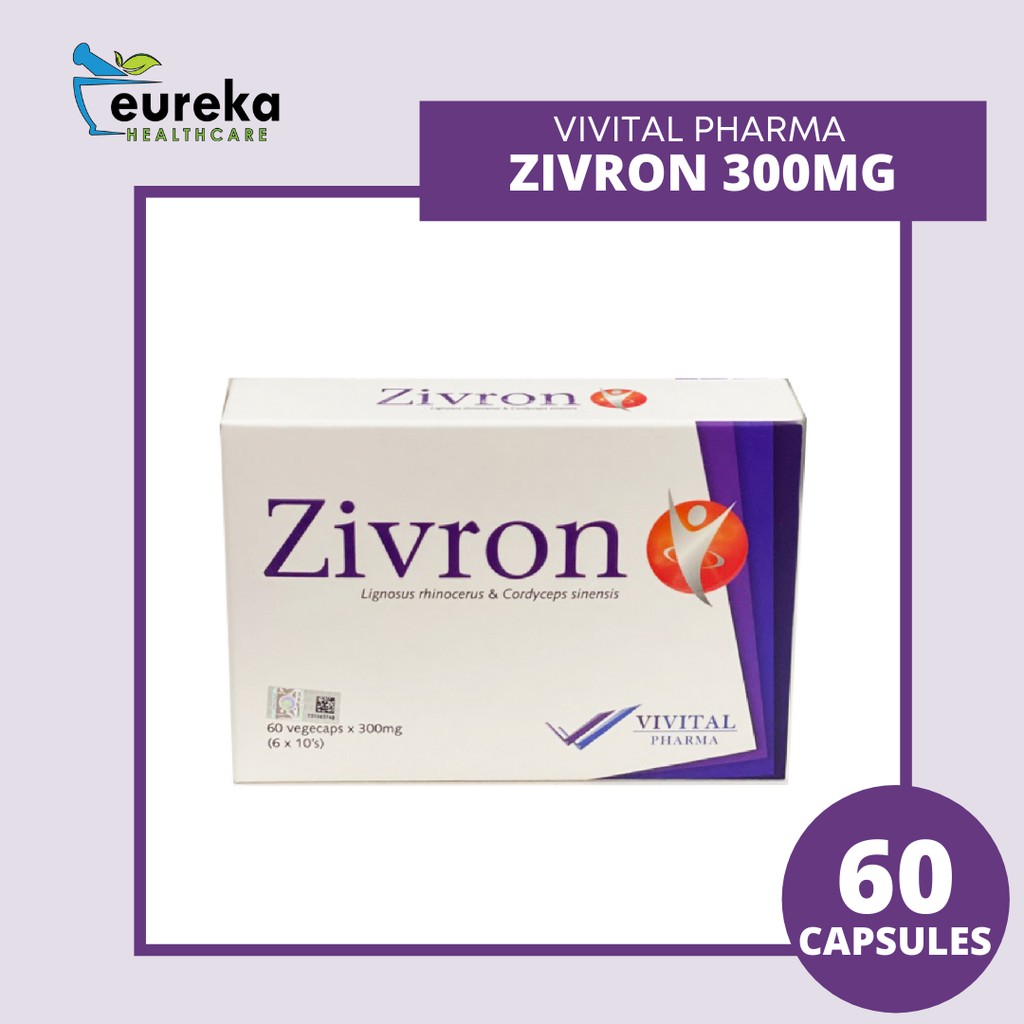 ZIVRON 300MG VEGECAPS 60'S | Shopee Malaysia