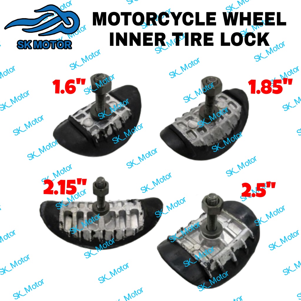 Rim Lock Tayar Tyre / Tube Lock / Dirt Bike Motorcycle 1.6 1.85 2.15 2. ...