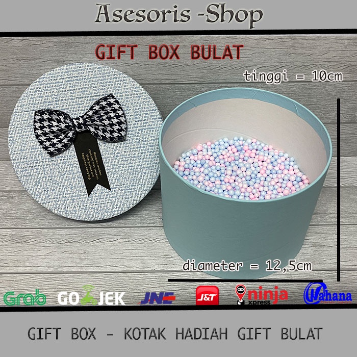 Round GIFT BOX | Round MODEL GIFT BOX | Hamper BOX 10cm x 12,5cm ONLY ...