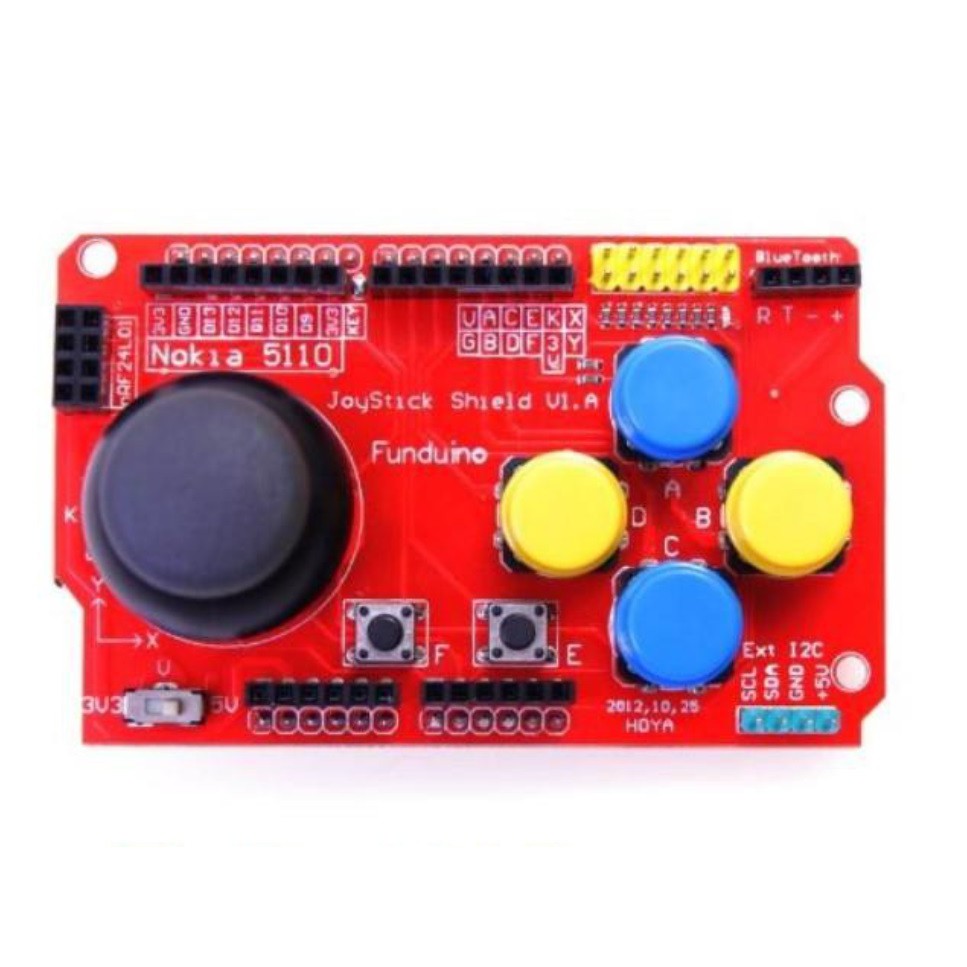 UNO PS2 Joystick Shield V1.A - Wireless Device Pinout for Arduino ...