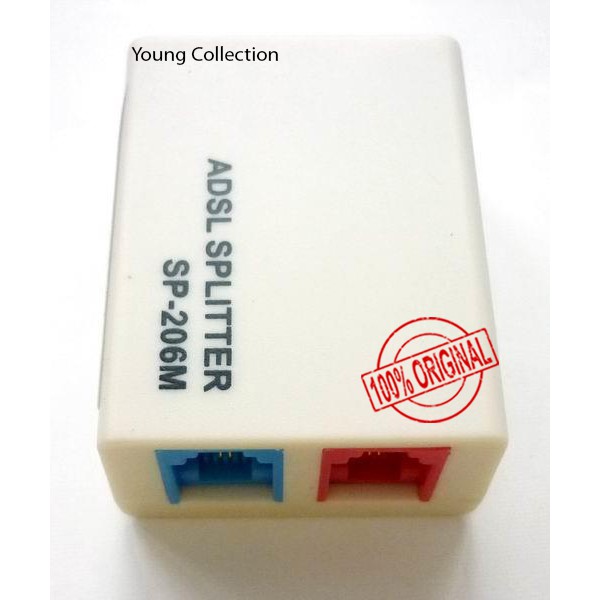 ADSL Modem Splitter SP-206 M | Shopee Malaysia