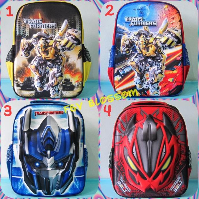 Bumble BEE Transformer Elementary School Backpacks - OPTIMUS PRIME ...