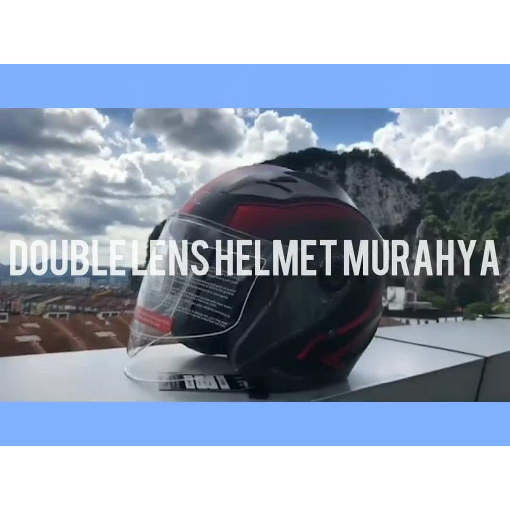 GXT™ Helmet Motor GXT Helmet Double Visor Topi keledar Motorcycle ...