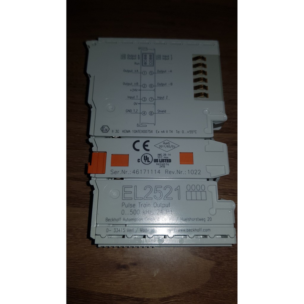 BECKHOFF - EL2521 PULSE TRAIN OUTPUT TERMINAL 2 RS422 | Shopee Malaysia