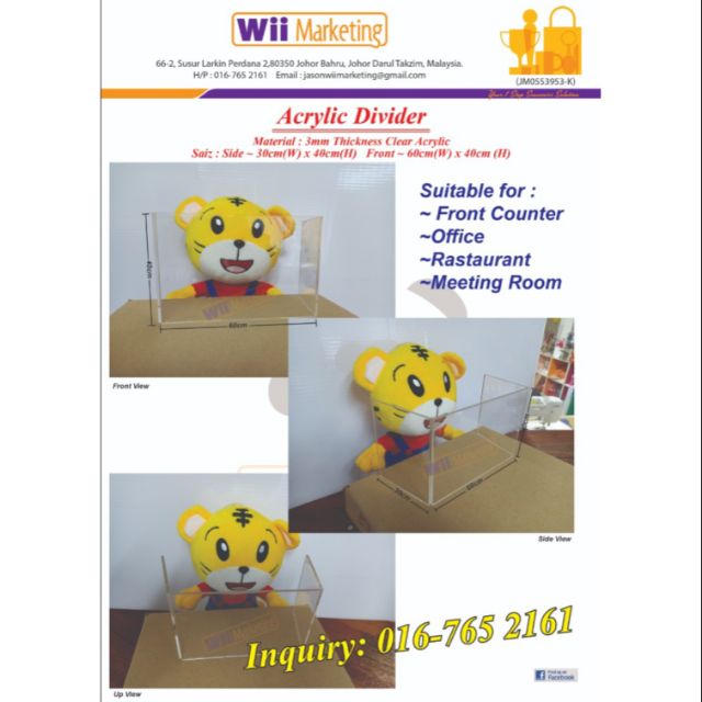 anti split table divider | Shopee Malaysia