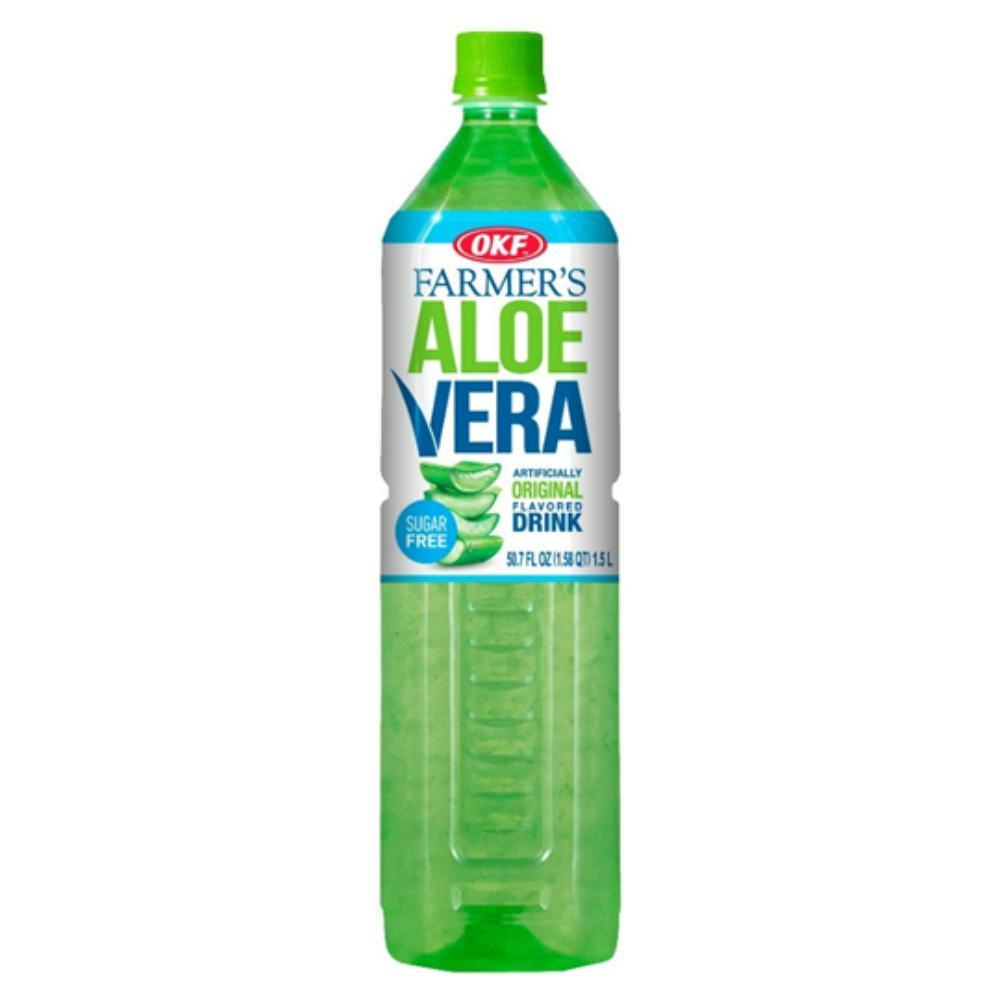 [HALAL] OKF Farmers Aloe Vera Juice - Sugar Free (1500ml) | Shopee Malaysia
