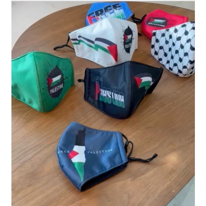 Mask Palestine Fabric Mask Palestine 5ply WaterResistant | Shopee Malaysia