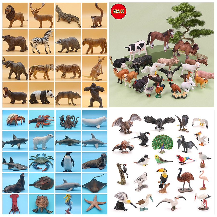 [Spot] Solid Simulation Wild Animals Farm Animals Marine Animals Birds ...