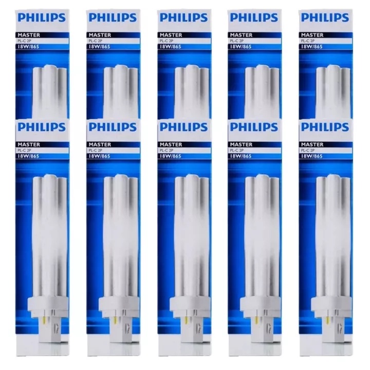 Genuine Philips Master PL-C 18W/865/840/827/2P Cool Daylight/Cool White/Warm-Energy Saving Down ...
