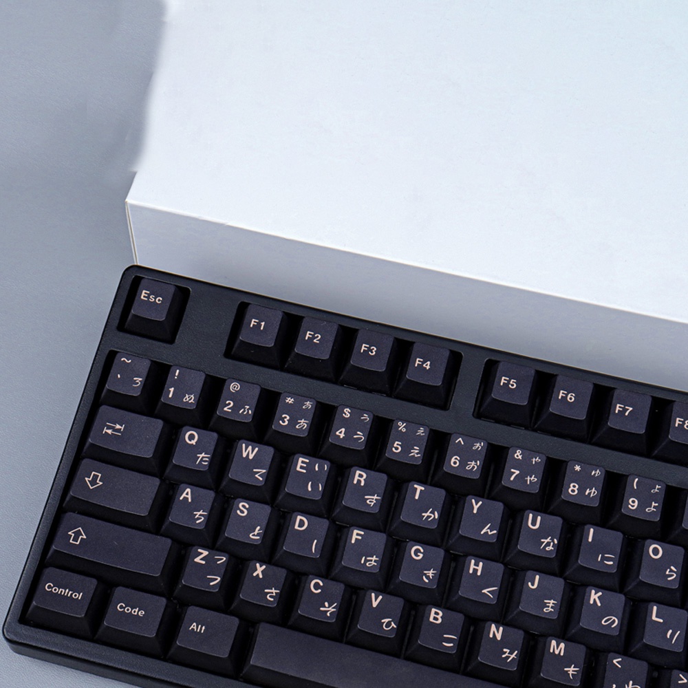 129 Keycaps PBT Cherry Profile DYE-SUB Japanese Inukuma Personalized ...