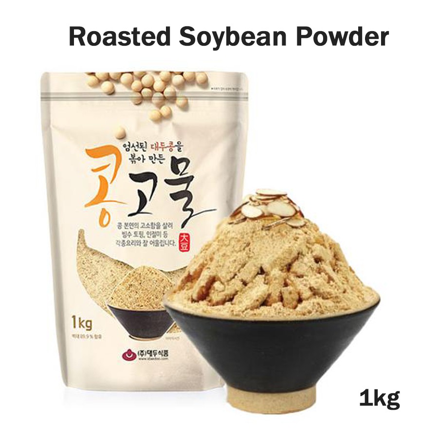 Roasted Soybean Powder 1kg Home baking Injeolmi Bingsu Kinako Shake ...