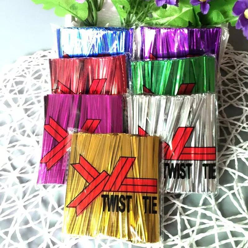 800Pcs Multicolor Wire Metallic Twist Ties for Party Candy Bag ...