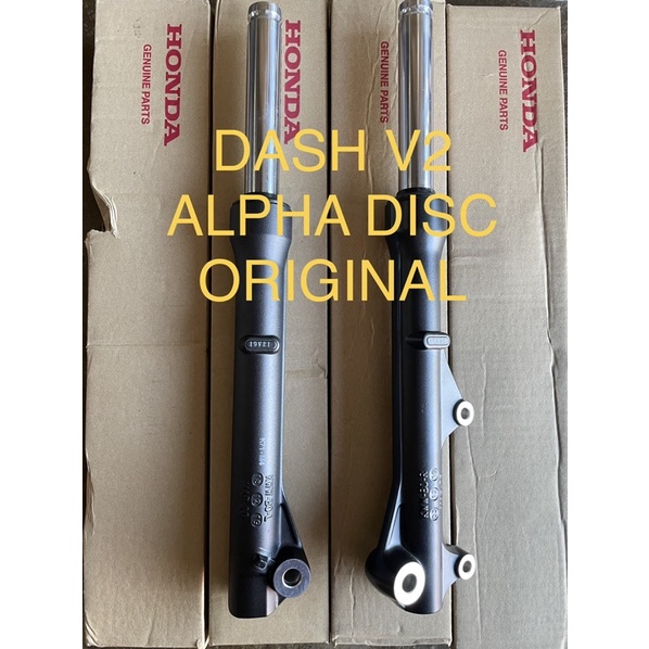 DASH2 ALPHA DISC FRONT FORK DEPAN ASSY ORIGINAL 100% HONDA FOR WAVE ...