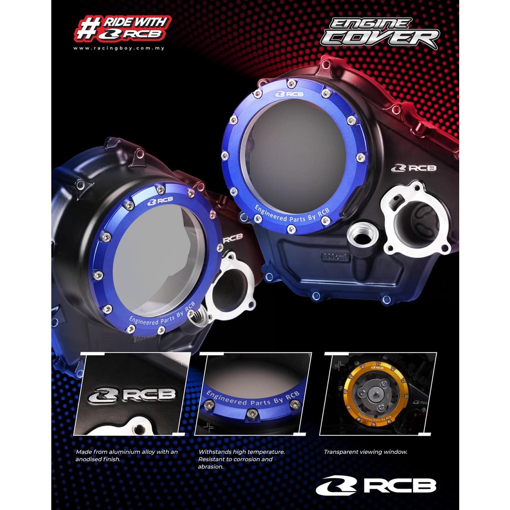 Y16ZR / Y16 / R15 V3 / MT15 RCB ENGINE COVER CLUTCH HOUSING ( WITHOUT ...