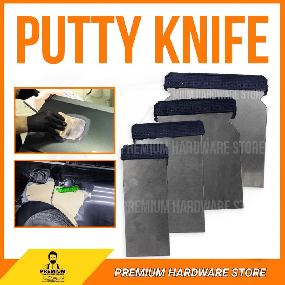 4PCS STEEL PUTTY KNIFE / STEEL SCRAPER SET / SCRAPPER SET / STEEL BLADE ...