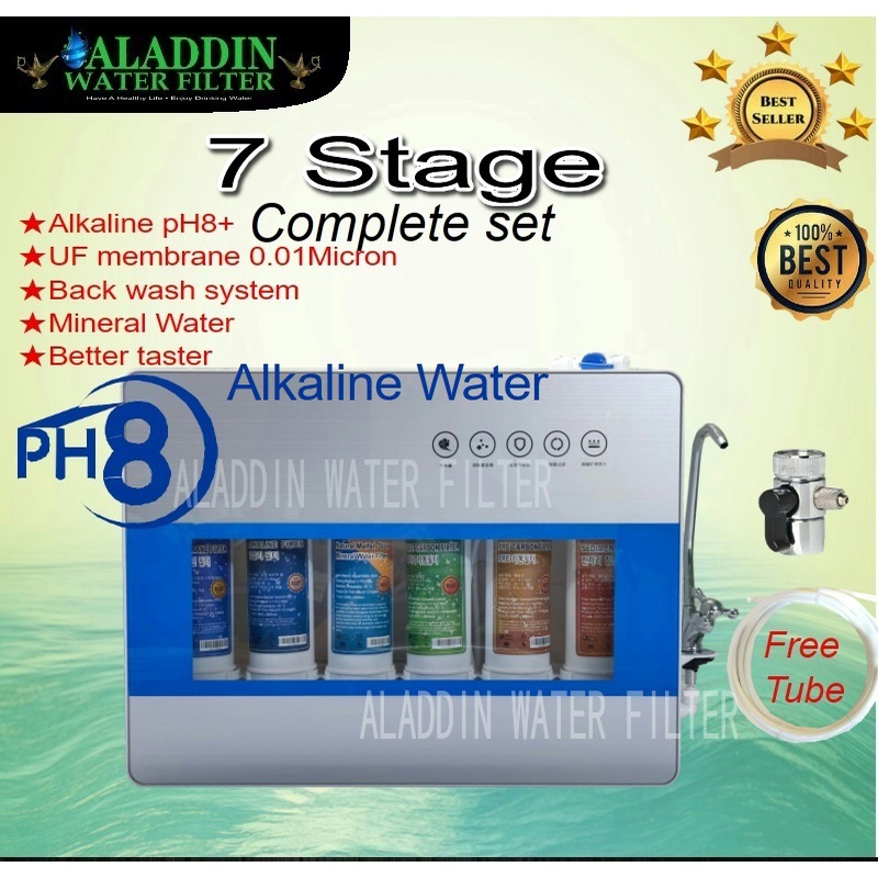 NEW MODEL#4 /7Stage/Water Dispenser/ Ultrafiltration Membrane Flush ...