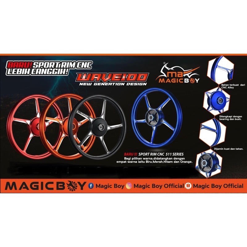 Sport Rim FG511 W100/Ex5D/W100R | Shopee Malaysia