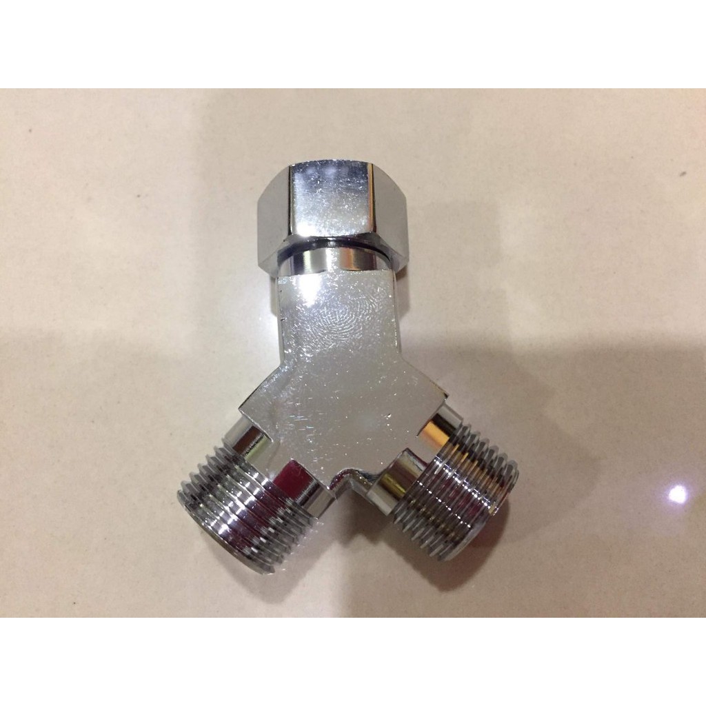 Stainless Steel 3-Way Water Connector Joint Y-Type Water Diverter Joint ...
