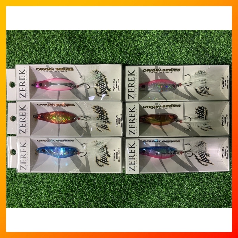 Zerek Twinkle Origin Series Sinking Spoon Fishing Lure (50mm) | Shopee ...