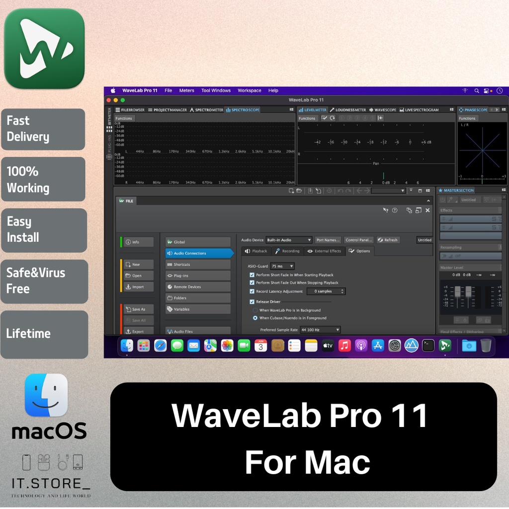 WaveLab Pro 11 Lifetime for Intel and M1 Chip Apple Silicone MacOs ...