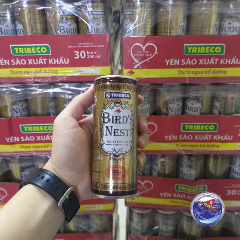 Nuoc Yen Tribeco Bird's Nest Drink Minuman Sarang Burung 1Box (30 Can x ...