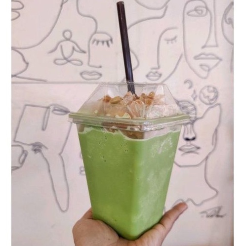 MamaNana | 22oz PET Plastic Cup Disposable Reusable Diamond Shape New ...