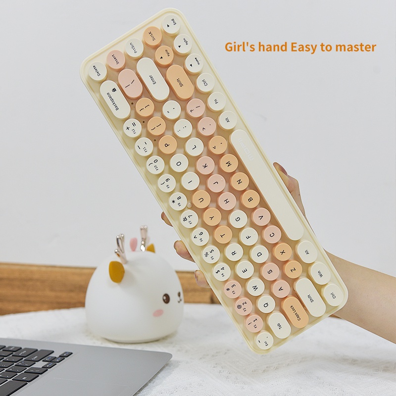 MOFII I Bean Wireless Keyboard Mouse Combo Set Office Table Laptop PC ...