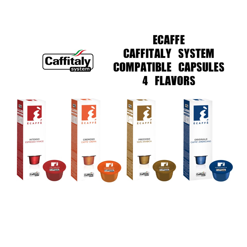 Ecaffe Caffitaly System Coffee Capsules 4 Flavors | Shopee Malaysia