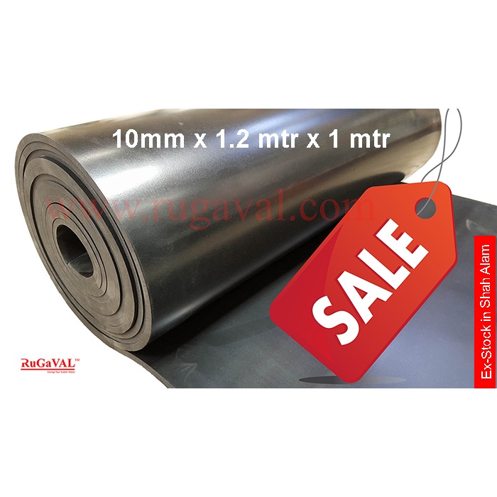 NBR Rubber Sheet I 10mm(Thick)x1.2meter(Width)x1meter(L) I Nitrile ...