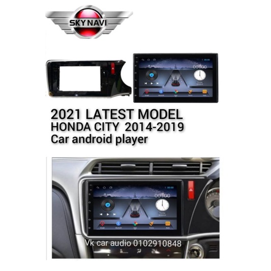 (HONDA CITY 2014-2019) SKY NAVI T3L HIGH SPEC CAR ANDROID PLAYER ...
