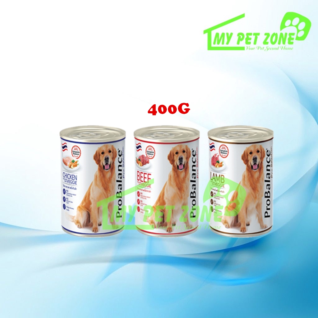 ProBalance Chicken Beef Lamb / Turkey Gravy Senior Loaf Dog Canned 400G Wet Food | Shopee Malaysia
