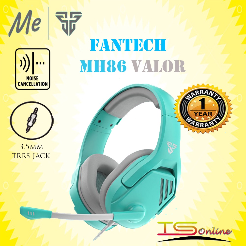 Fantech MH86 Valor Multi Platform Gaming Headset Mint Edition (ME ...