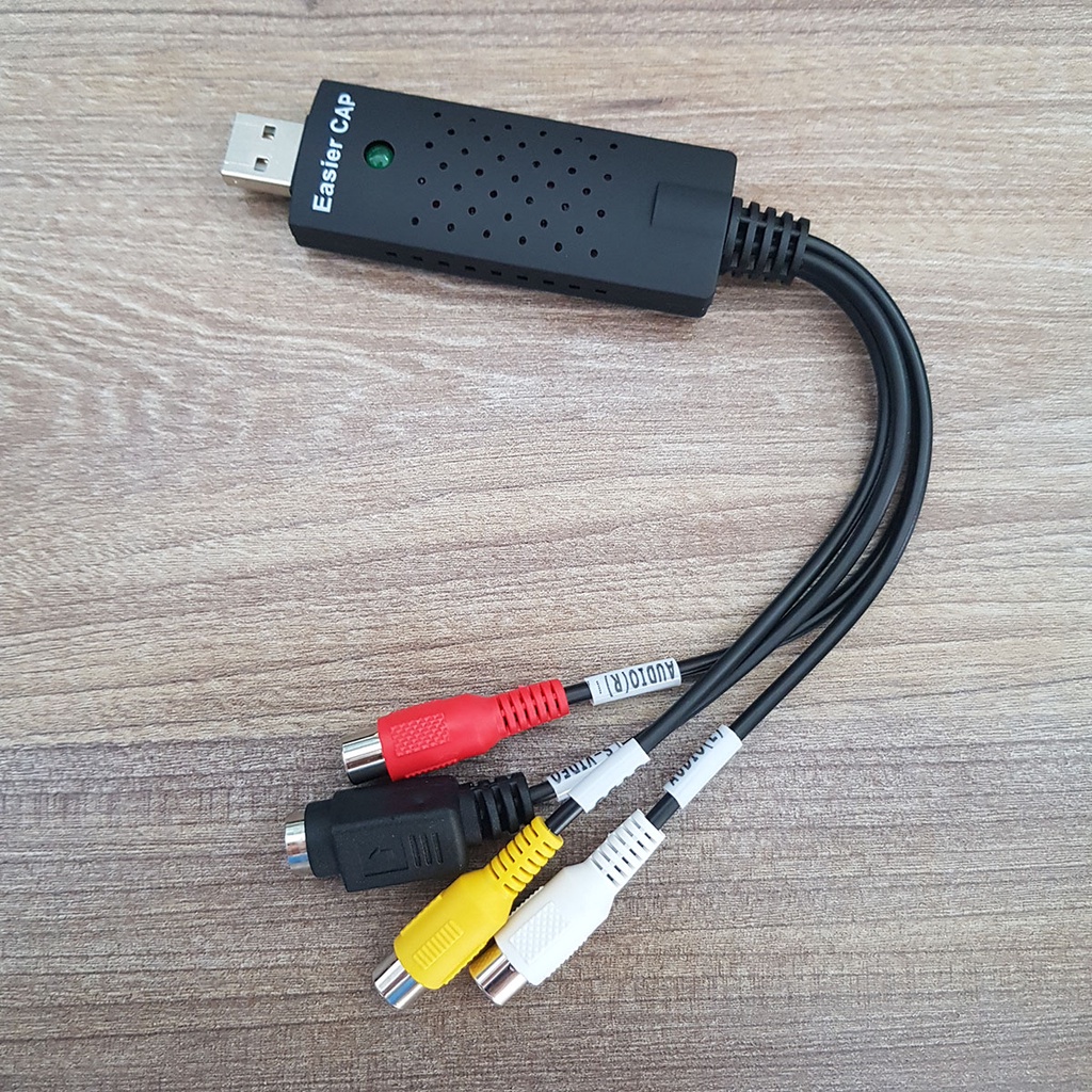 Easier Cap USB 2.0 Cable Recording TV-VCD-DVD-Camera Programs | Shopee ...