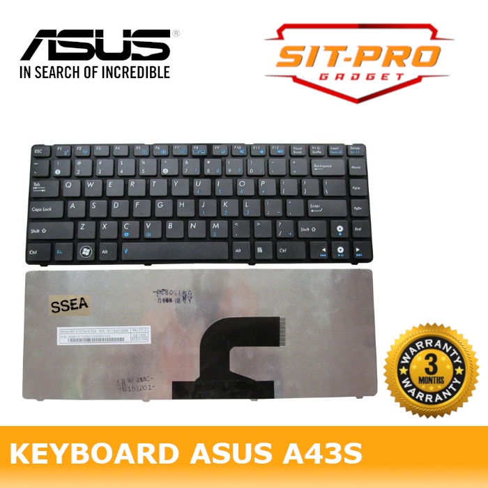 ASUS A43 A43S KEYBOARD | Shopee Malaysia