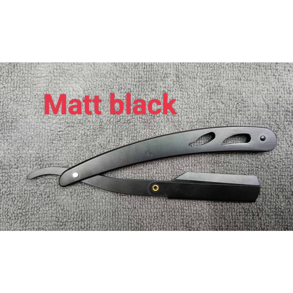 Stainless Steel & Plastic Handle Barber Shaving Razor(WMARK blade 10pcs ...