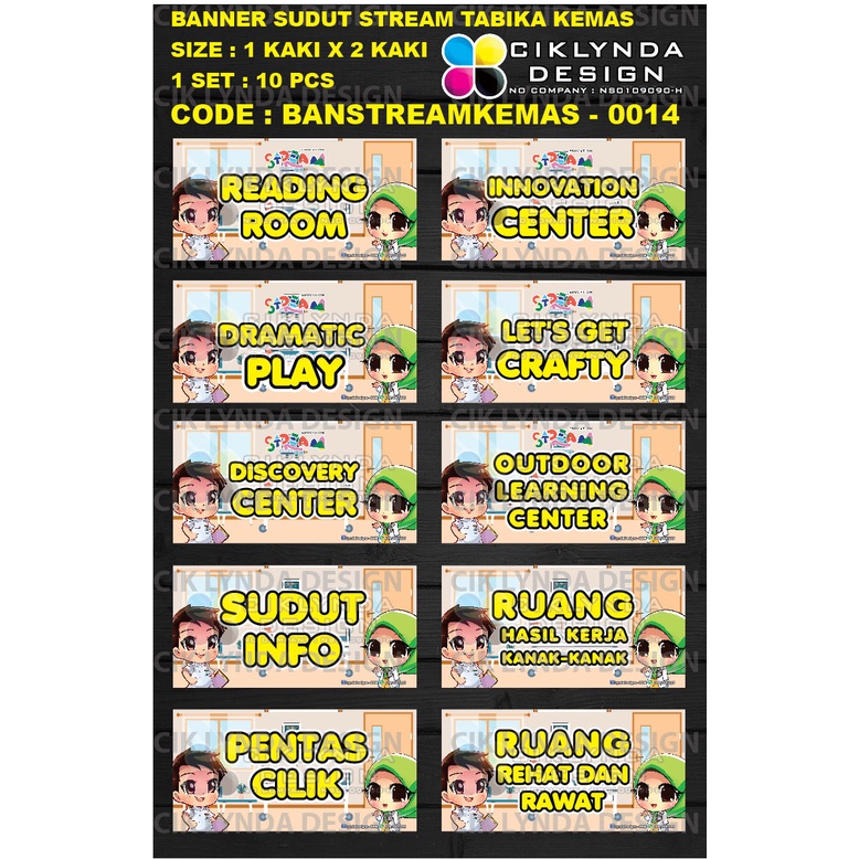 PRE-ORDER - BANNER SET STREAM TABIKA KEMAS | Shopee Malaysia