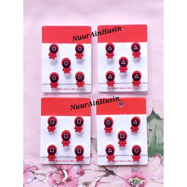 Butang Baju Melayu Squid Game / BBM Squid Game / Butang Baju Melayu ...