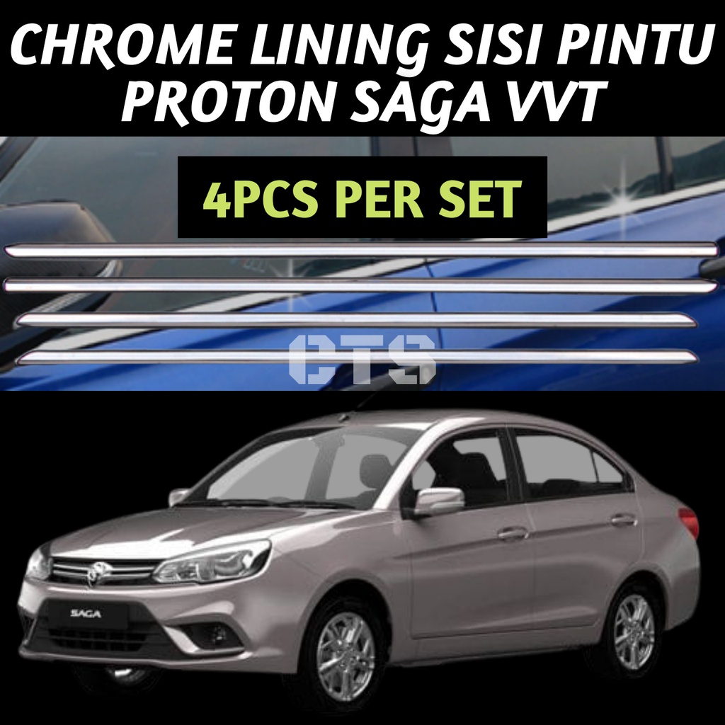 Window Chrome Lining Proton Saga VVT / Door Belt Moulding Proton Saga ...