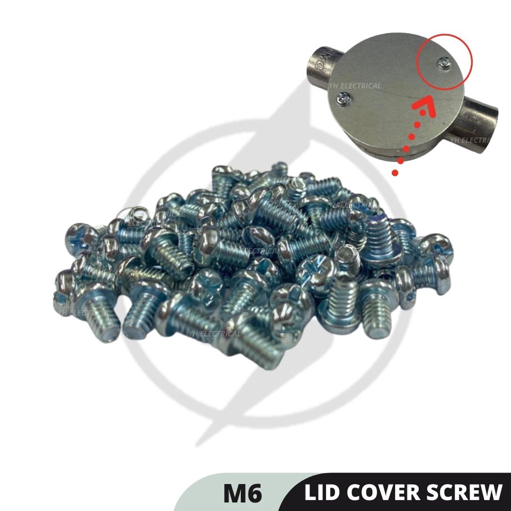 GI CIRCULAR LID COVER SCREW (140PCS/GLOSS) | Shopee Malaysia