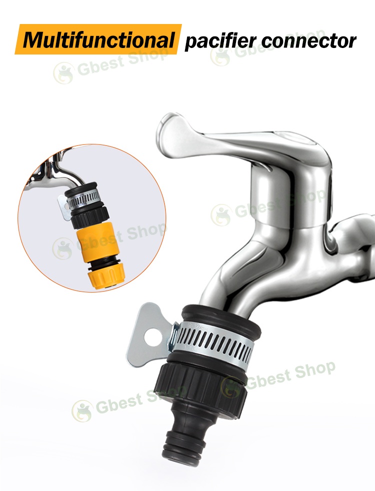 1/2"&3/4" Multi Pacifier Connector Garden Watering Hose pipe nozzle ...