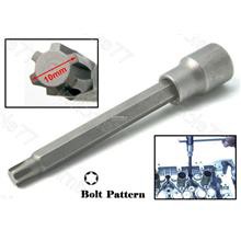 KIngToyo KT-1216 VW AUDI CYLINDER HEAD BOLT POLYDRIVE RIBE SOCKET M10 1 ...