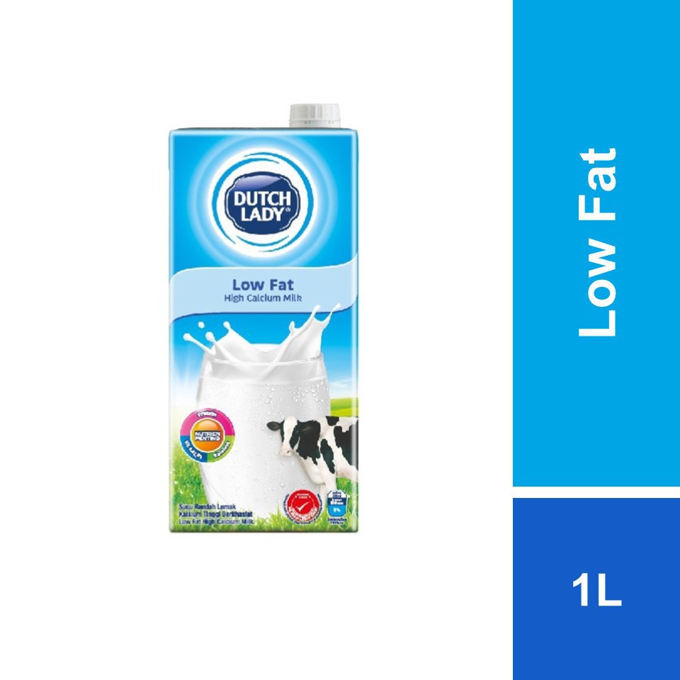 Dutch Lady UHT Milk Low Fat 1L [Exp 31 Dec 2025 &/ Later] | Shopee Malaysia