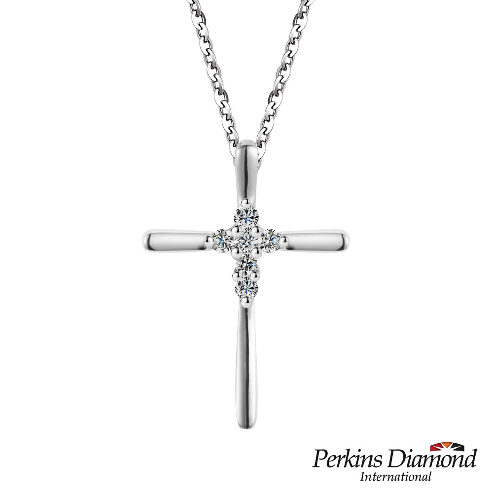 PERKINS Birkins-Cross Series Diamond Necklace | Shopee Malaysia