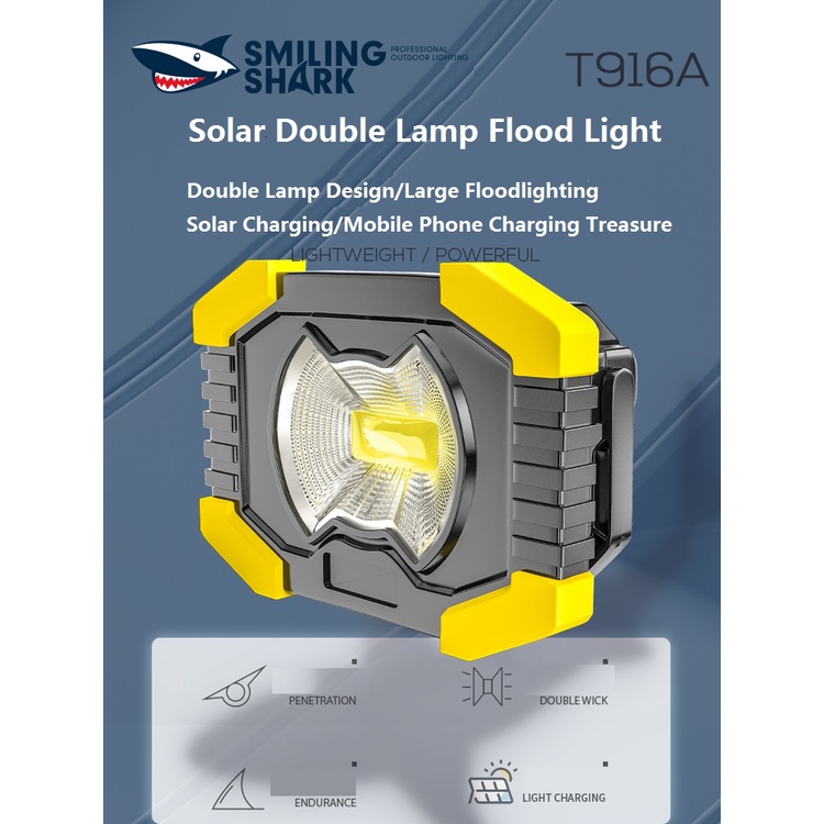 SmilingShark Outdoor Camping LED Work Light 18650 | Shopee Malaysia