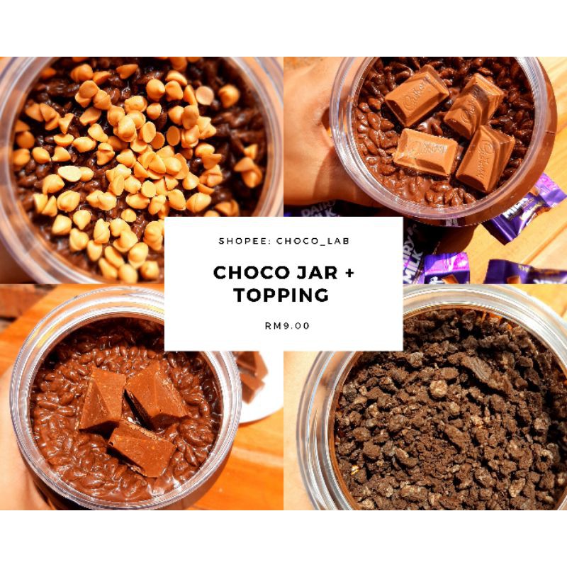 Chocolate Jar + Topping 300 GM | Shopee Malaysia