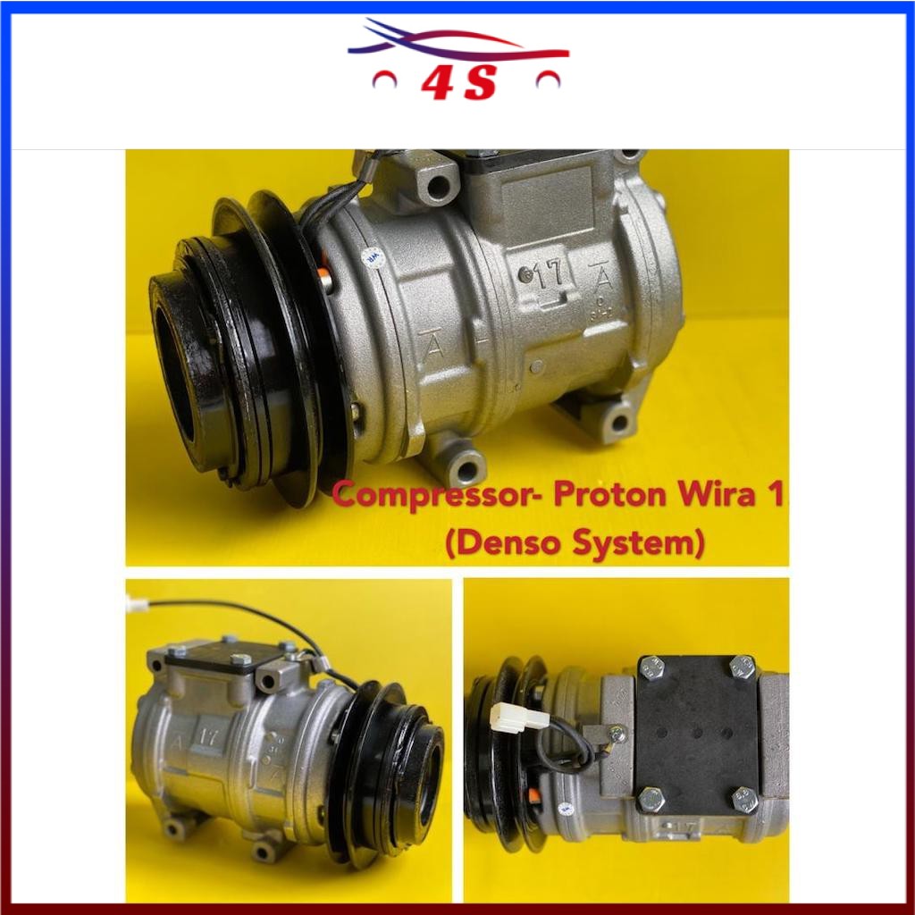 **3 MONTH WARRANTY COMPRESSOR PROTON WIRA 1.5 (DENSO SYSTEM) RECOND ...