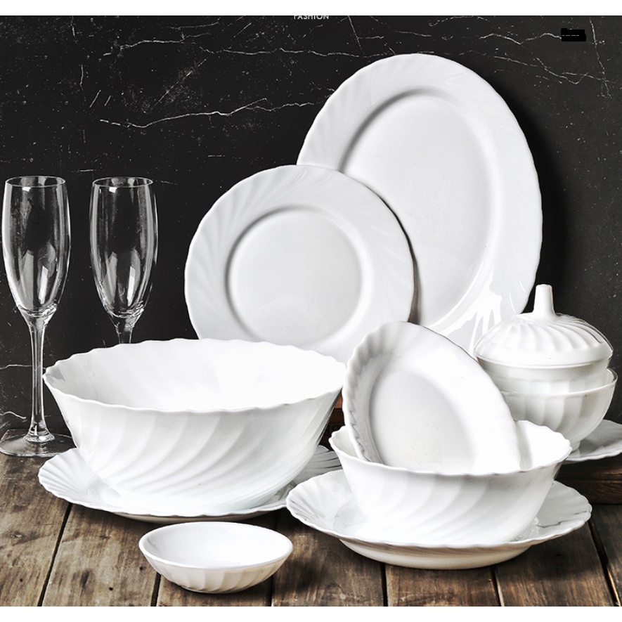 Luminarc Trianon glass dishes, microwave and dishwasher safe | Shopee ...