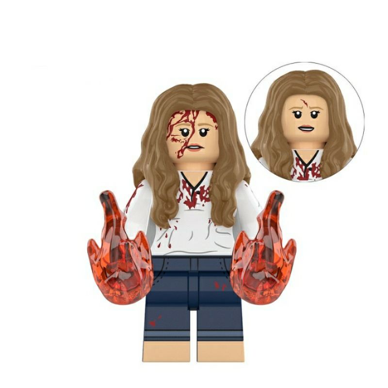 Wanda Maximoff Earth-838 Minifigure Block Toy | Scarlet Witch Elizabeth ...