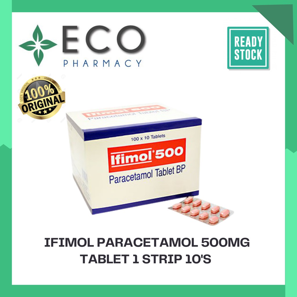 IFIMOL Paracetamol 500mg Tablet 1 strip 10's | Shopee Malaysia