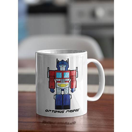 Optimus Prime G1 White Mug | Shopee Malaysia